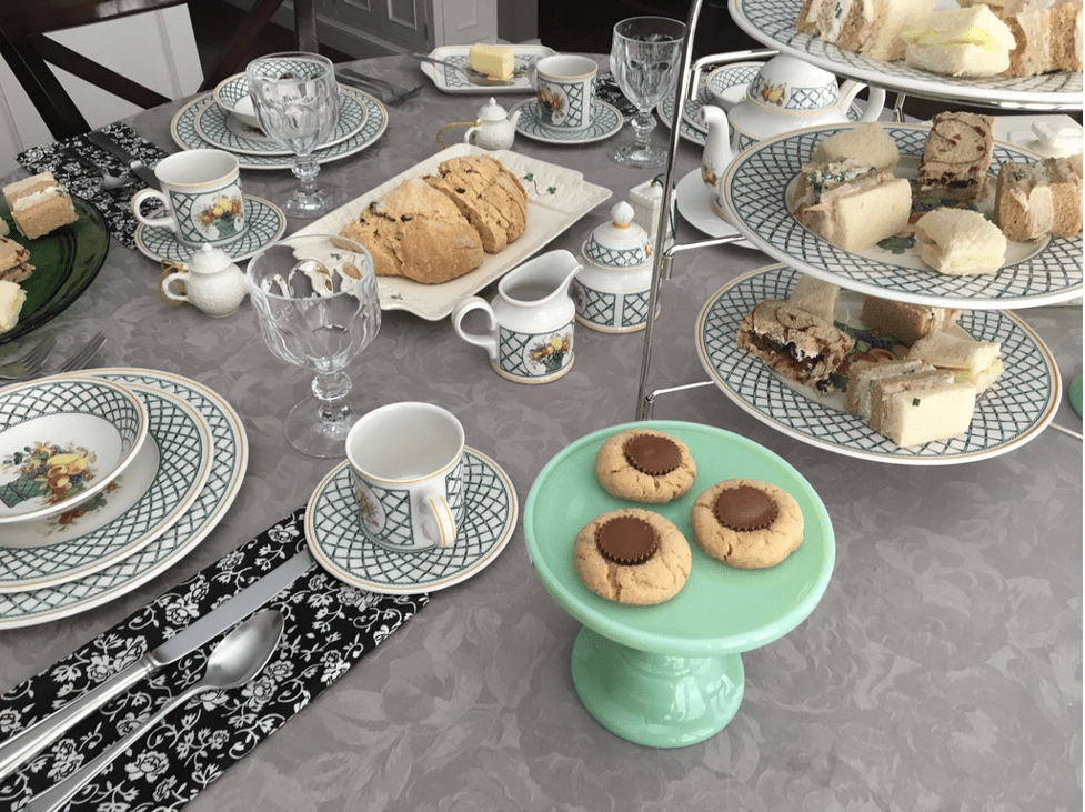 A Traditional Irish Tea: An Array of Tea Sandwiches, Potato Leek Soup ...
